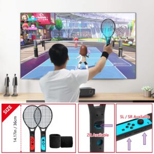 for Nintendo Switch Sports 13in1 Games Accessories Bundle Kit, for Mario Golf Clubs / Tennis Games Party wtih Portable Hand Bag, Soccer Leg Strap / Racket, Family / Children / Adult Gift Kit