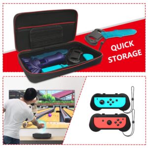 for Nintendo Switch Sports 13in1 Games Accessories Bundle Kit, for Mario Golf Clubs / Tennis Games Party wtih Portable Hand Bag, Soccer Leg Strap / Racket, Family / Children / Adult Gift Kit