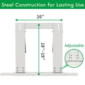 Window Air Conditioner Support Bracket, Window AC Support Bracket No Drilling Required – Easy to Install Universal Window AC Mount,(up to 200 lbs)