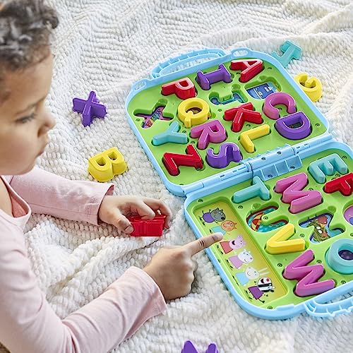 Peppa Pig Peppa’s Alphabet Case, ABC Toys, Puzzle Preschool Toys for 3 Year Olds and Up