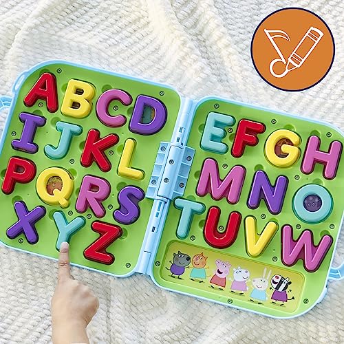 Peppa Pig Peppa’s Alphabet Case, ABC Toys, Puzzle Preschool Toys for 3 Year Olds and Up