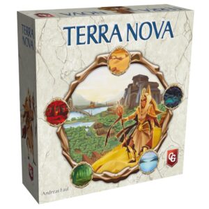 capstone games terra nova - simplified version of terra mystica board game, capstone games, ages 14+