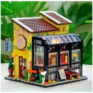 SUNHABI Girls Building Toy Friends Sets for Girls City Book Cafe with Cat Pets House Building Toy Compatible with Lego Sets for Girls 6-12 8-12 for Girls Boys 6-12, 640PCS