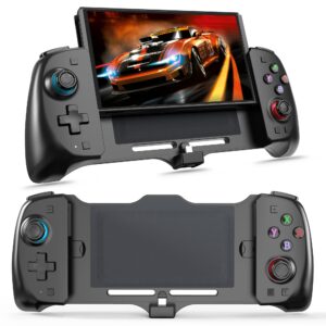 CXY CHYUHSIN Joy-Con Controller for Nintendo Switch - USB-C Plug & Play, 15V PD Fast Charging, Dual Vibration & 6-Axis Gyro, 3 Turbo Speeds, Protect Console, Easy Setup