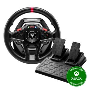 thrustmaster t128x, force feedback racing wheel with magnetic pedals (compatible with xbox series x|s, xbox one, pc)