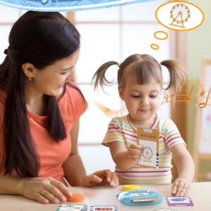 510 Sight Words Talking Flash Cards for Toddlers 2-4 Years, Pocket Speech for 2 Year Olds, Kids English Learning Flashcards Educational Toys, Speech Therapy Toys for Toddlers 1-3