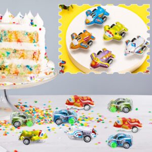 100 Pcs Pull Back Vehicles Bulk, Pull Back City Cars 50 Pcs Pull Back Tiny Cars 50 Pcs Pull Back Plane Toys for Car Party Favors Classroom Prizes Goodie Bags Fillers