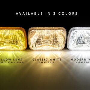 Retrobright - Retrobright Led Sealed 5X7 Rect Yellow (LFRB110)