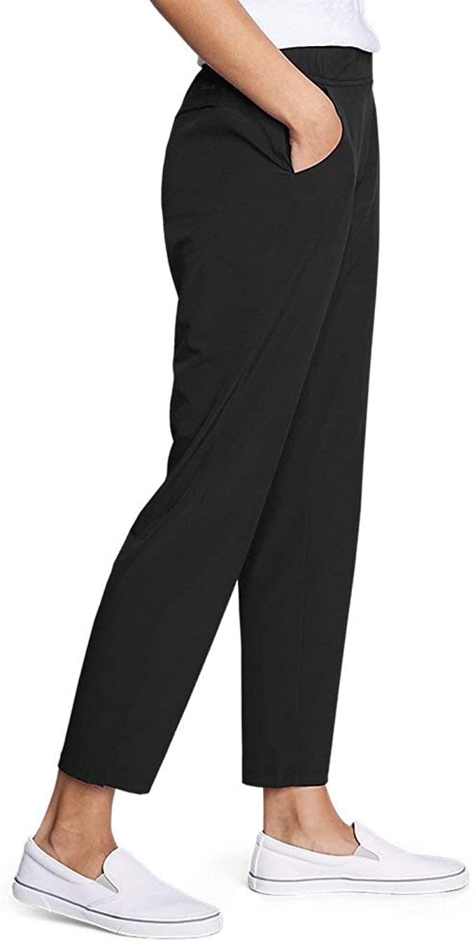 Eddie Bauer Women's Pants Size XL Ladies' Departure Ankle Pant Black