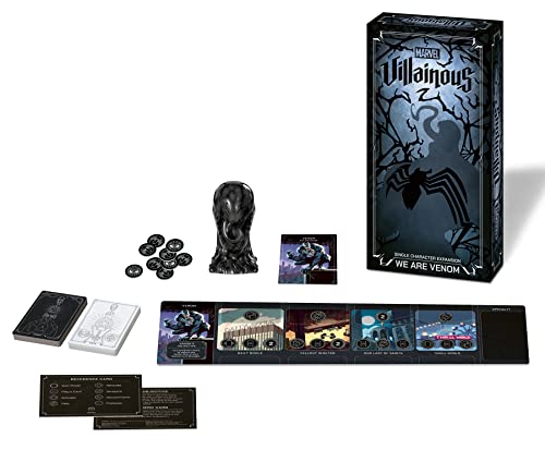 Ravensburger Marvel Villainous Venom Expansion - Strategy Family Board Games for Adults and Kids, 2 to 3 Players, Age 10 Years Up - Requires Base Game