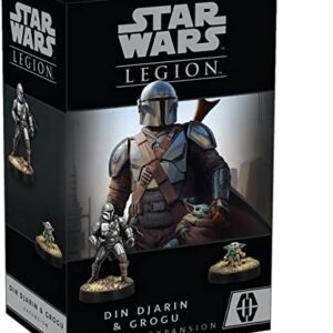 Star Wars: Legion Din Djarin & Grogu Operative Expansion - Tabletop Miniatures Game, Strategy Game for Kids and Adults, Ages 14+, 2 Players, 3 Hour Playtime, Made by Atomic Mass Games