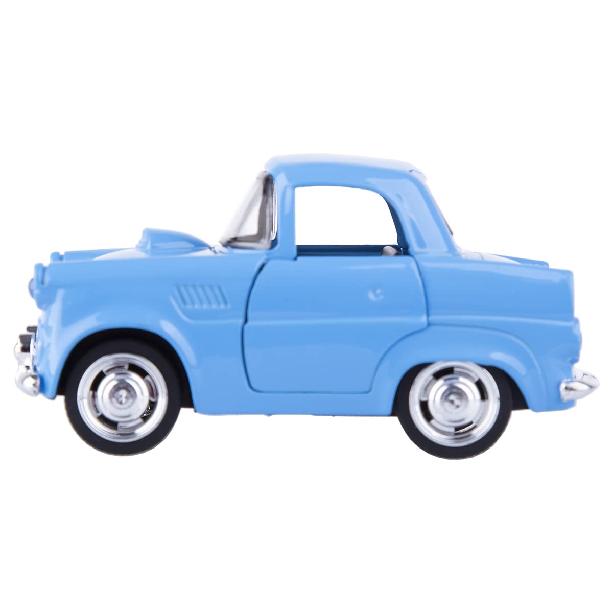 Berry President Die Cast Metal Model Car, 1:38 Pullback Toy Vehicle with Opening Doors, Vintage Classic Car Toys for Kids and Adults (Blue)