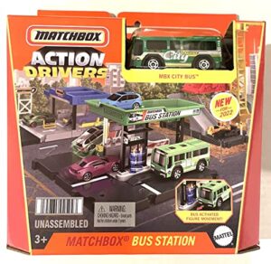 matchbox - action drivers - bus station - mbx city bus - new 2022, unisex