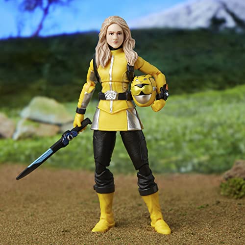 Power Rangers Lightning Collection Beast Morphers Yellow Ranger 6-inch Scale Action Figure, Toys and Action Figures for Kids Ages 4 and Up