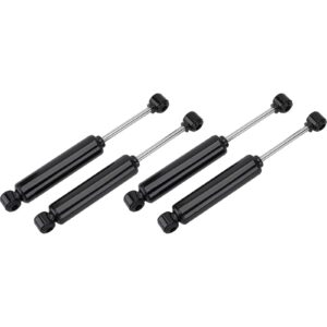 speedway short gas-filled tube shocks, black, set of 4