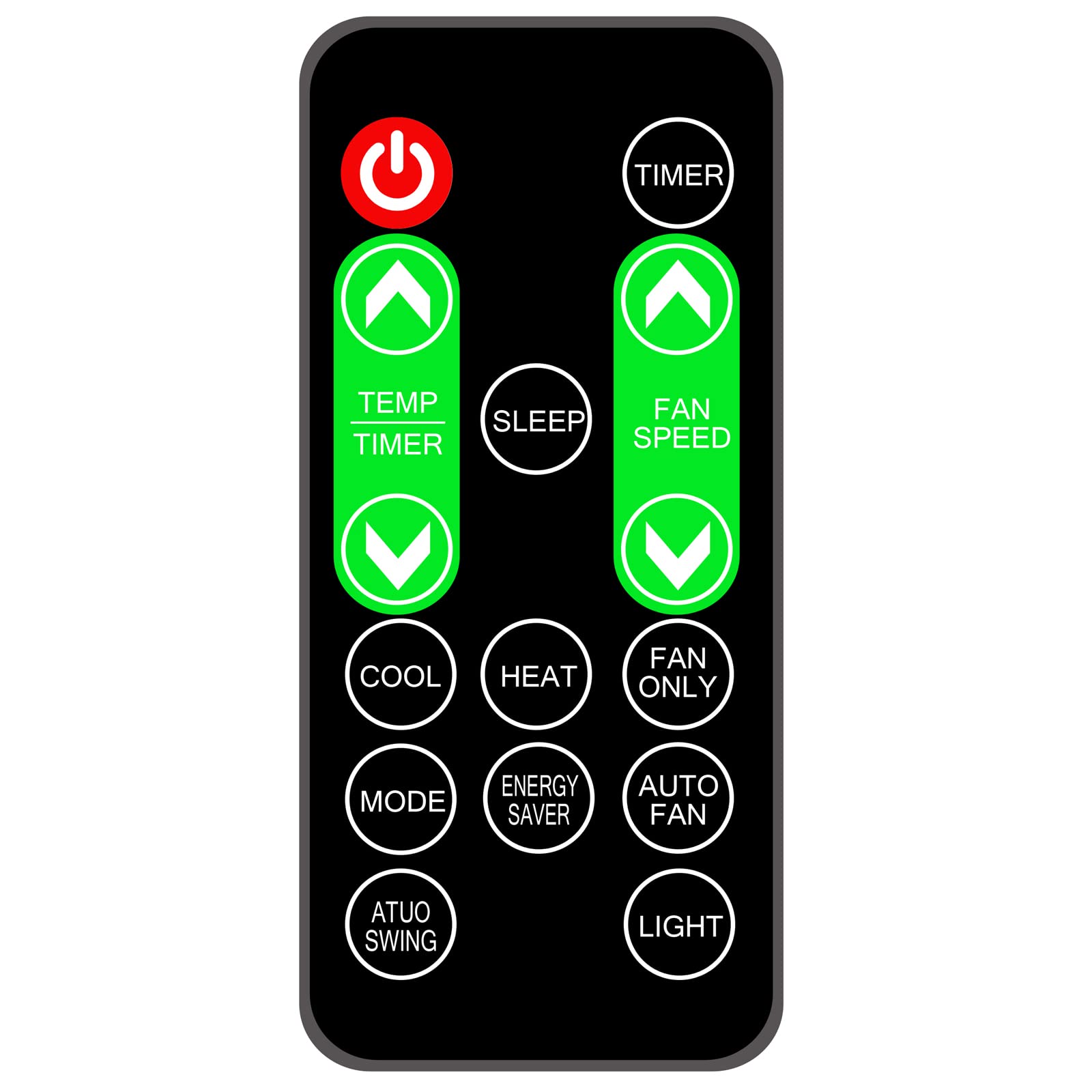 Replacement for Kenmore AC Air Conditioner Remote Control List in Item Description