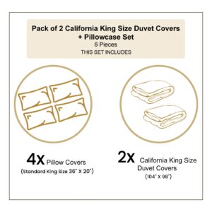 Ambesonne Yellow Submarine Duvet Cover Sets, Repeating Pattern of Underwater Vehicle Pictogram Nautical, Bedding Set with 2 Duvet Covers 4 Pillowcases, 2 Pack Cal King Size, Mustard and Persian Blue