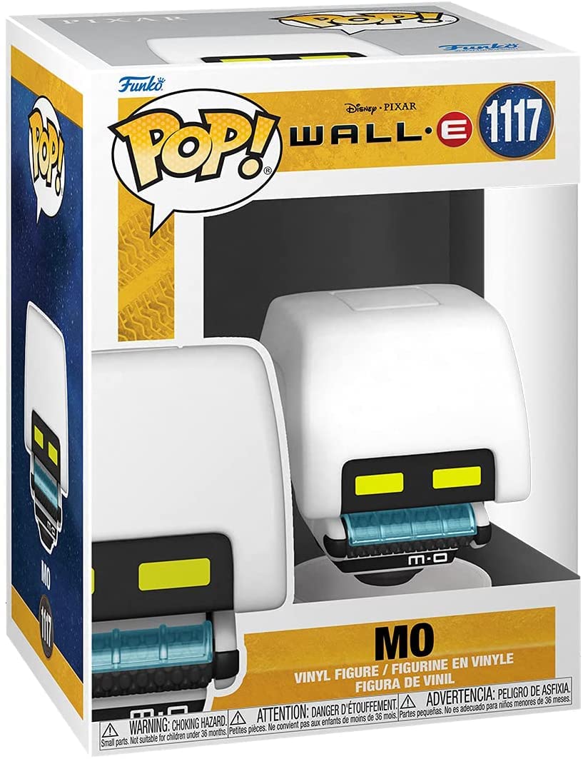 Funko Pop - Disney Pixar - Wall-E, Eve, and Mo Figures - in Pop Protector and Box - Set of 3