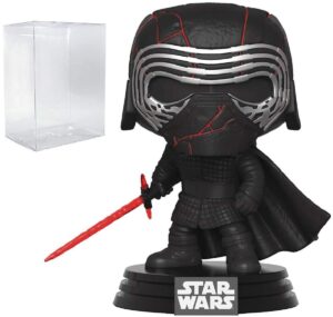 pop star wars: the rise of skywalker - supreme leader kylo ren funko vinyl figure (bundled with compatible box protector case), multicolor, 3.75 inches