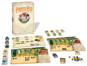 ravensburger puerto rico 1897 board game - strategic gameplay for kids and adults | enhanced with new art and storyline | expanded content for increased challenge | ideal for ages 12 and up