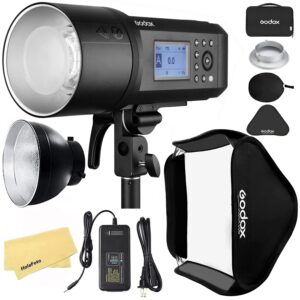 godox ad600 pro ad600pro godox flash for canon nikon sony fujifilm olympus panasonic camera,600ws ttl outdoor flash with li-ion battery+godox ad-r6 standard reflector+godox softbox 80cmx80cm /32"x32"