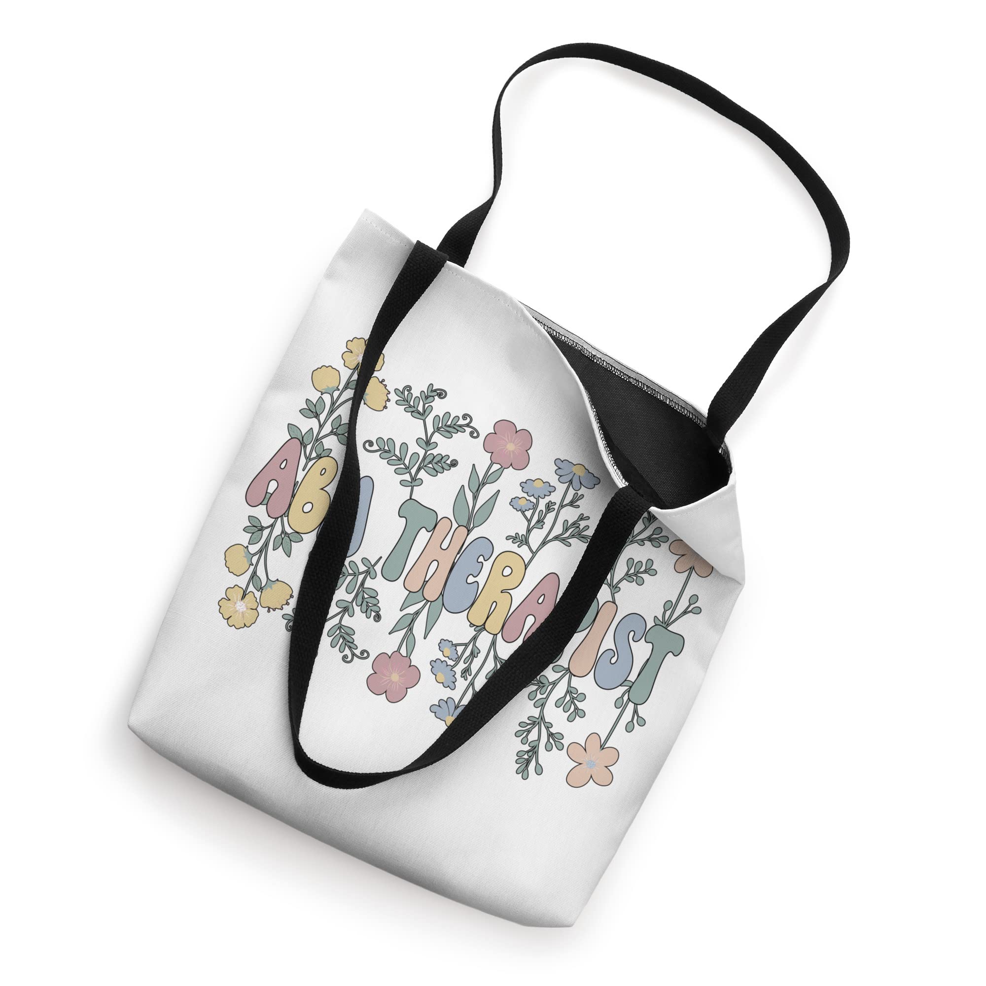 Groovy Applied Behavior Analysis Therapy Flowers Tote Bag