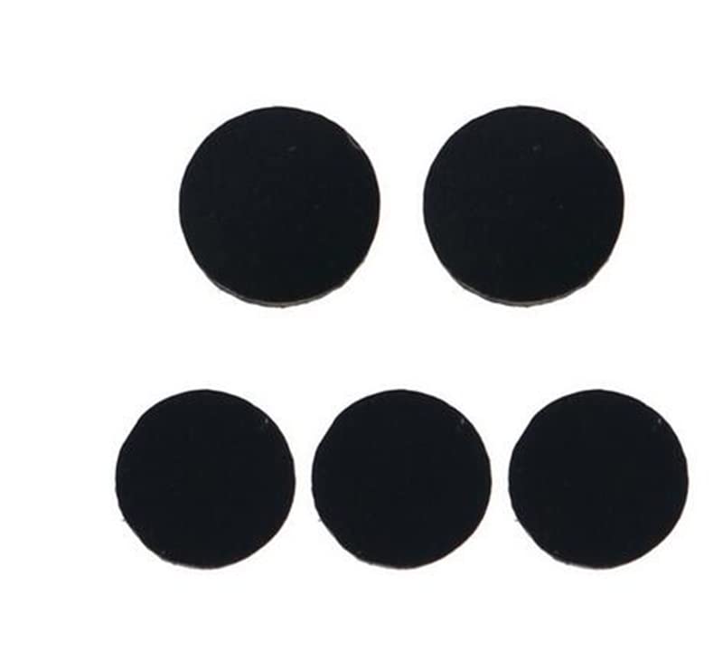 1 Set Screw Dust Plug Cover Rubber Plug For Gameboy Advance SP Housing Shell Case Replacement (Black)