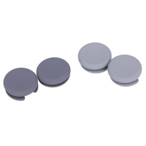 2x joystick cap thumb stick circle pad caps for 3ds 3ds ll 3ds xl new 3ds ll xl controller replacement (light grey)