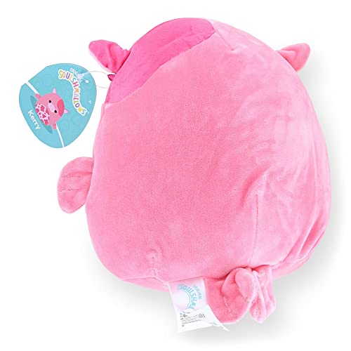 Squishmallows Official Kellytoy Plush 8 Inch Squishy Stuffed Toy Animal (Kerry The 'Strawberry Milk' Sea Cow)