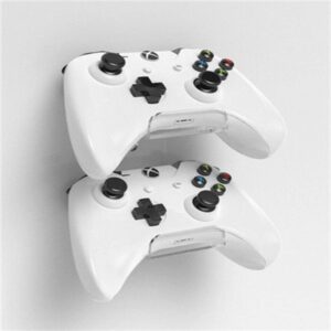 WANLIAN Game Controller Wall Mount Bracket For Various Gamepad Series And Headset Series (2-Pack) (black00131)