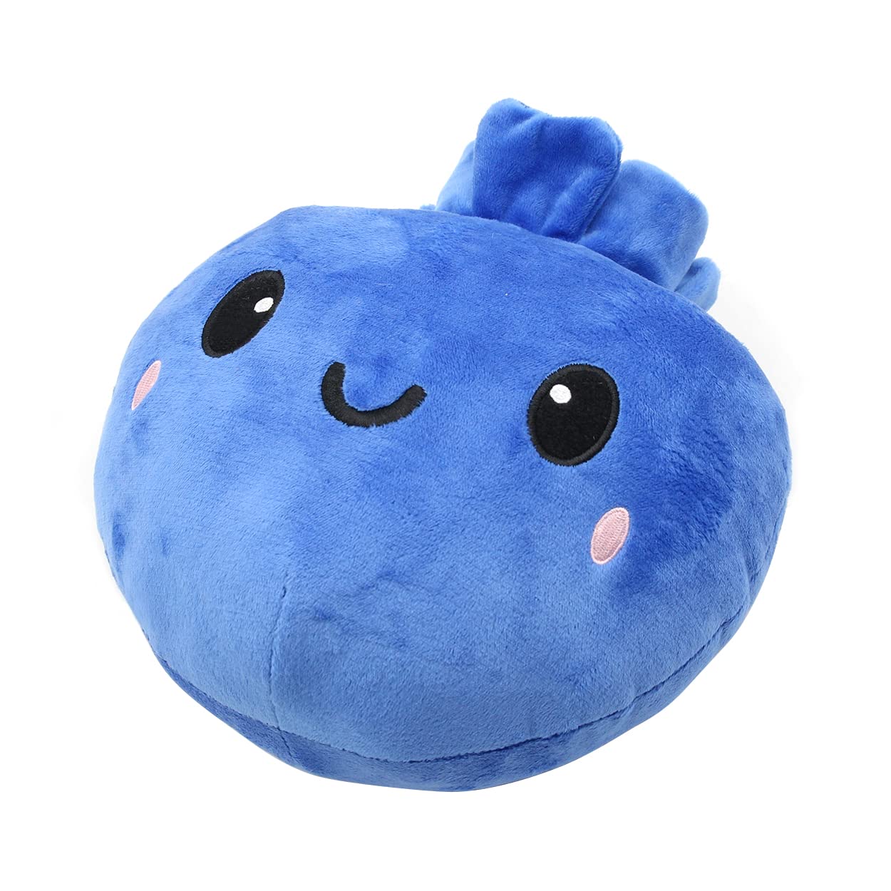 7.8inch Blueberry Plush Toy Soft Stuffed Berry Doll Smiling Fruit Plushies Kids Educational Toy