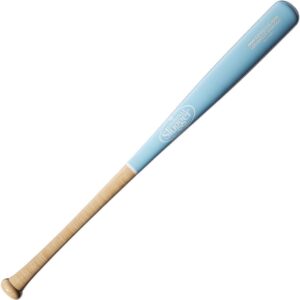 louisville slugger genuine mix unfinished light blue baseball bat - 32