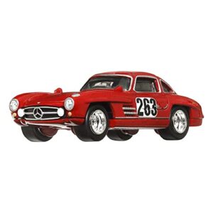 hot wheels car culture circuit legend, premium 1:64 scale die-cast mercedes 300 sl, collectable vehicle