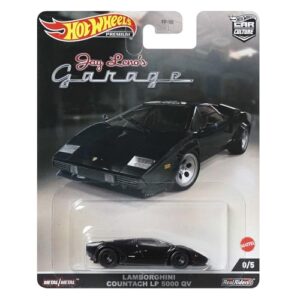 hot wheels chase lamborghini countach lp 5000 qv, jay leno's garage