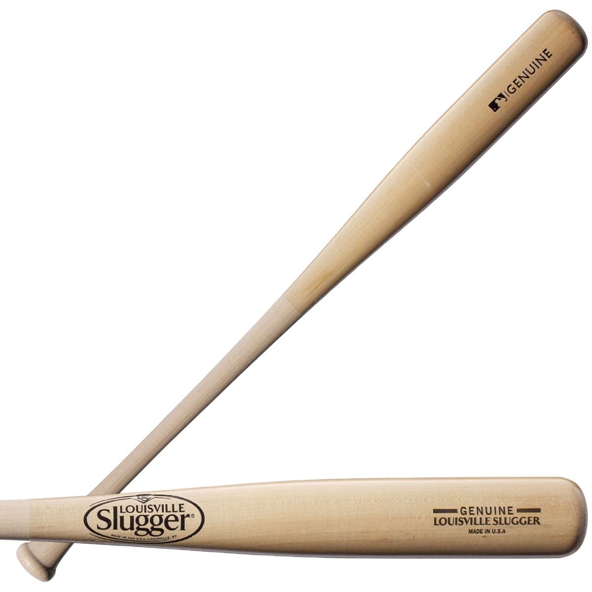 Louisville Slugger Genuine Mix Unfinished Natural Clear Baseball Bat - 32