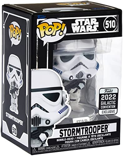 Funko POP! #510: Star Wars Celebration - Stormtrooper 3.8-in Vinyl Bobblehead - 2022 Galactic Convention Exclusive