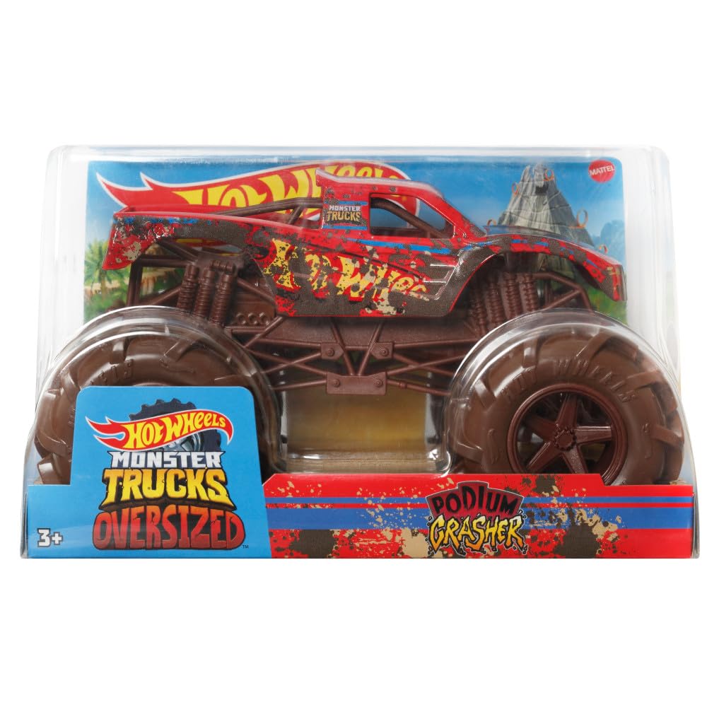 Hot Wheels Monster Trucks Oversized 2022 Podium Crasher