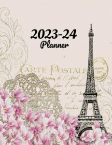 my 2023-2024 eiffel tower style planner: entrepreneur planner | business planner | time management | monthly planner | weekly planner | productivity planner |