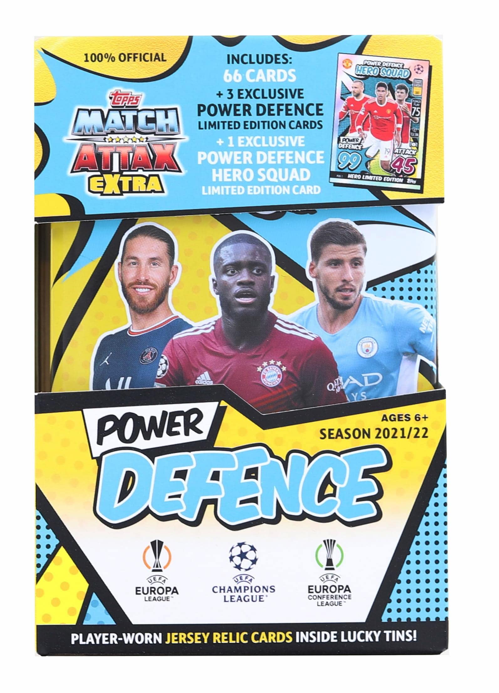 Toynk 2021/2022 Topps UEFA Champions League Match Attax Extra Mega Tin | Power Defence