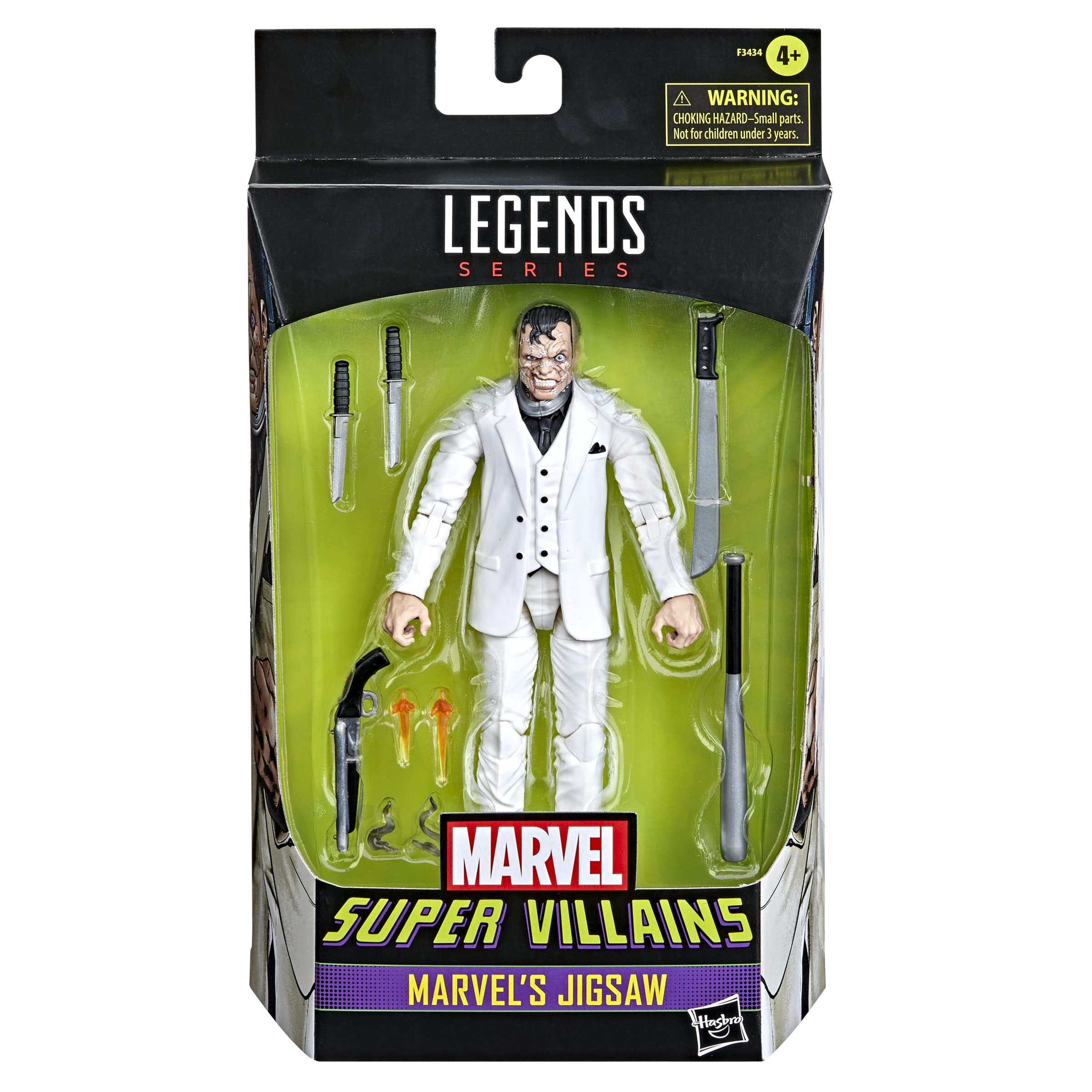 Hasbro - Marvel Legends Series Marvel's Jigsaw Playsets Toy Figures, Multicolor (F34345L00)