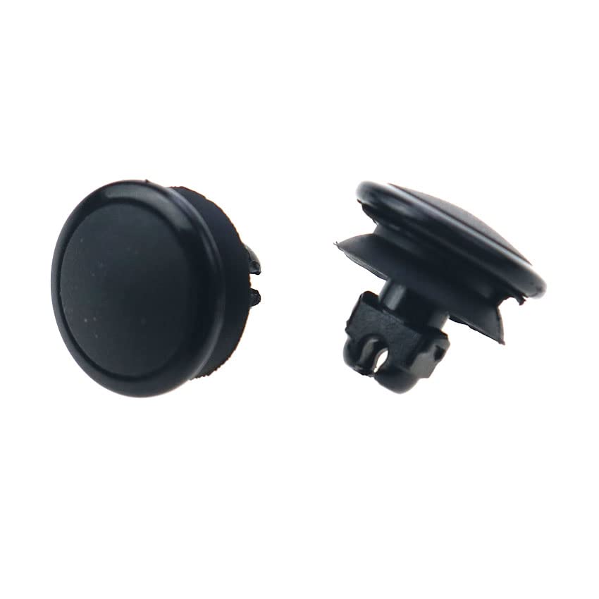 2 PCS 3D Analog Joystick Cap Button Joystick Rocker Cap for Psvita 1000 PSV 1000 Controller Replacement (Black)