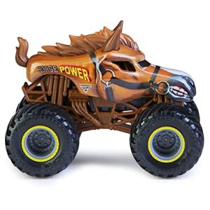 Monster Jam 2022 Spin Master 1:64 Diecast Truck with Bonus Accessory: Crazy Creatures Horse Power