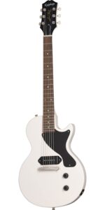 epiphone billie joe armstrong lp junior guitar classic white with case