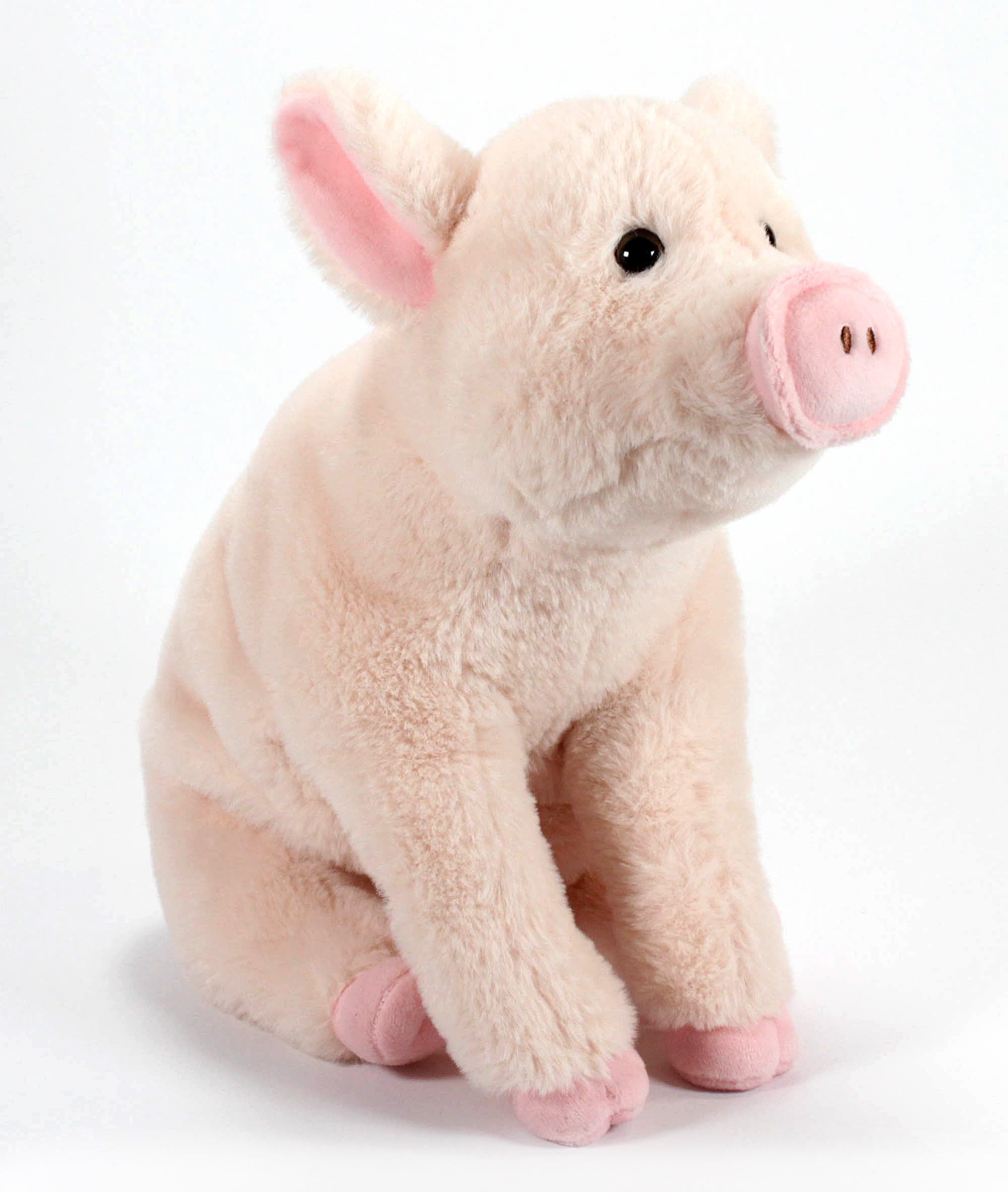 The Petting Zoo Pig Stuffed Animal Plushie, Gifts for Kids, Wild Onez Farm Animals, Pig Plush Toy 12 inches