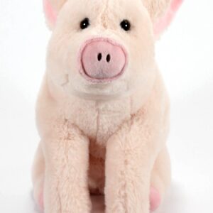 The Petting Zoo Pig Stuffed Animal Plushie, Gifts for Kids, Wild Onez Farm Animals, Pig Plush Toy 12 inches