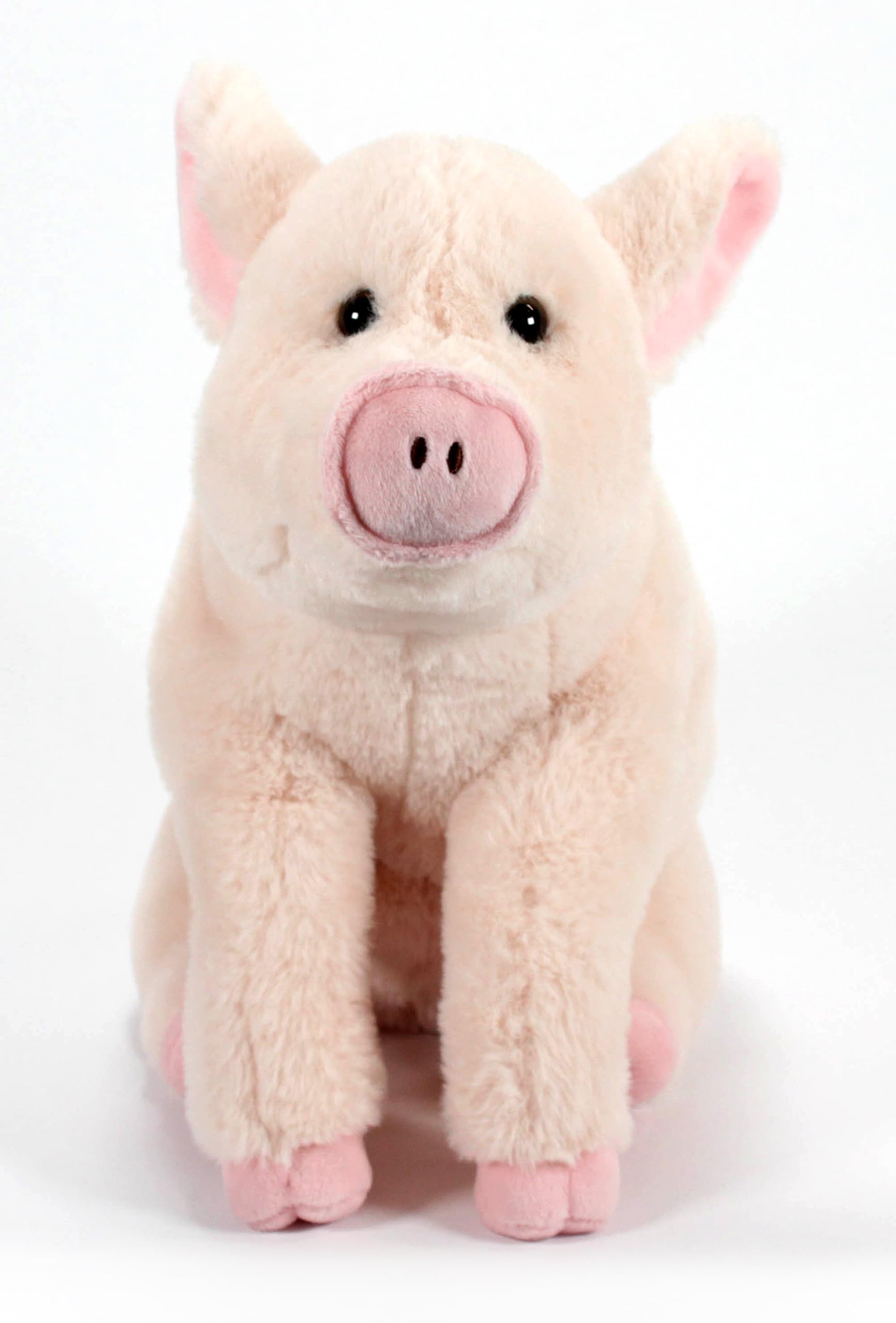 The Petting Zoo Pig Stuffed Animal Plushie, Gifts for Kids, Wild Onez Farm Animals, Pig Plush Toy 12 inches