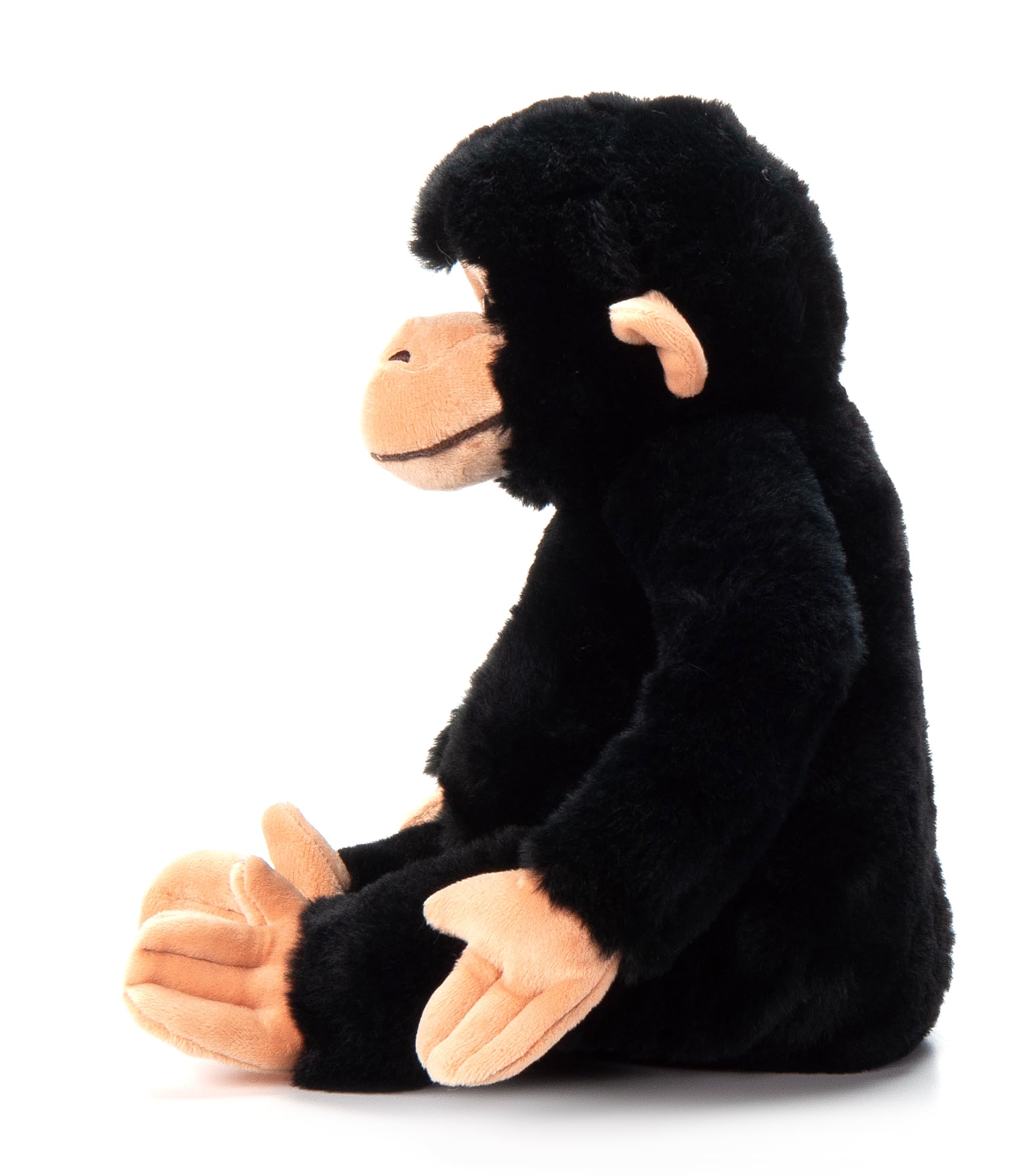 The Petting Zoo Chimp Stuffed Animal Plushie, Gifts for Kids, Wild Onez Zoo Animals, Zoologee Chimp Plush Toy 12 inches