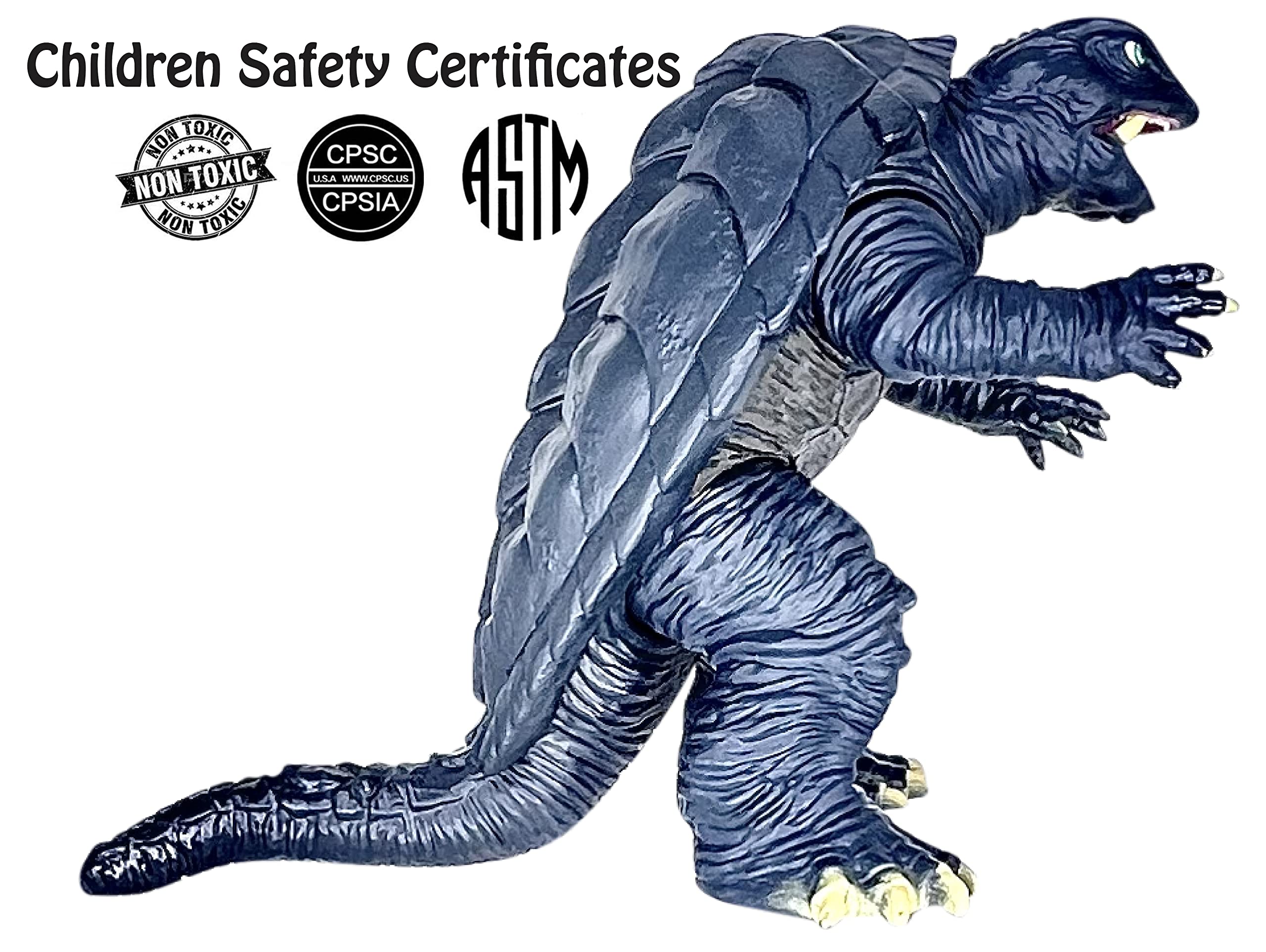 TwCare Gamera Figure 1995, Godzilla Toy Action Figure: King of The Monsters, Movie Series Movable Joints Soft Vinyl, Travel Bag