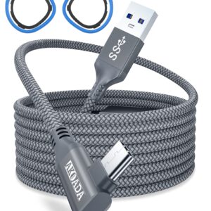 AkoaDa 20 FT Link Cable for 0culus Quest 2, Link Cable for Quest 2,Pico 4 and PC,Steam VR, Long USB 3.0 to USB C Cable, Virtual Reality Gaming Accessories for 0culus Quest