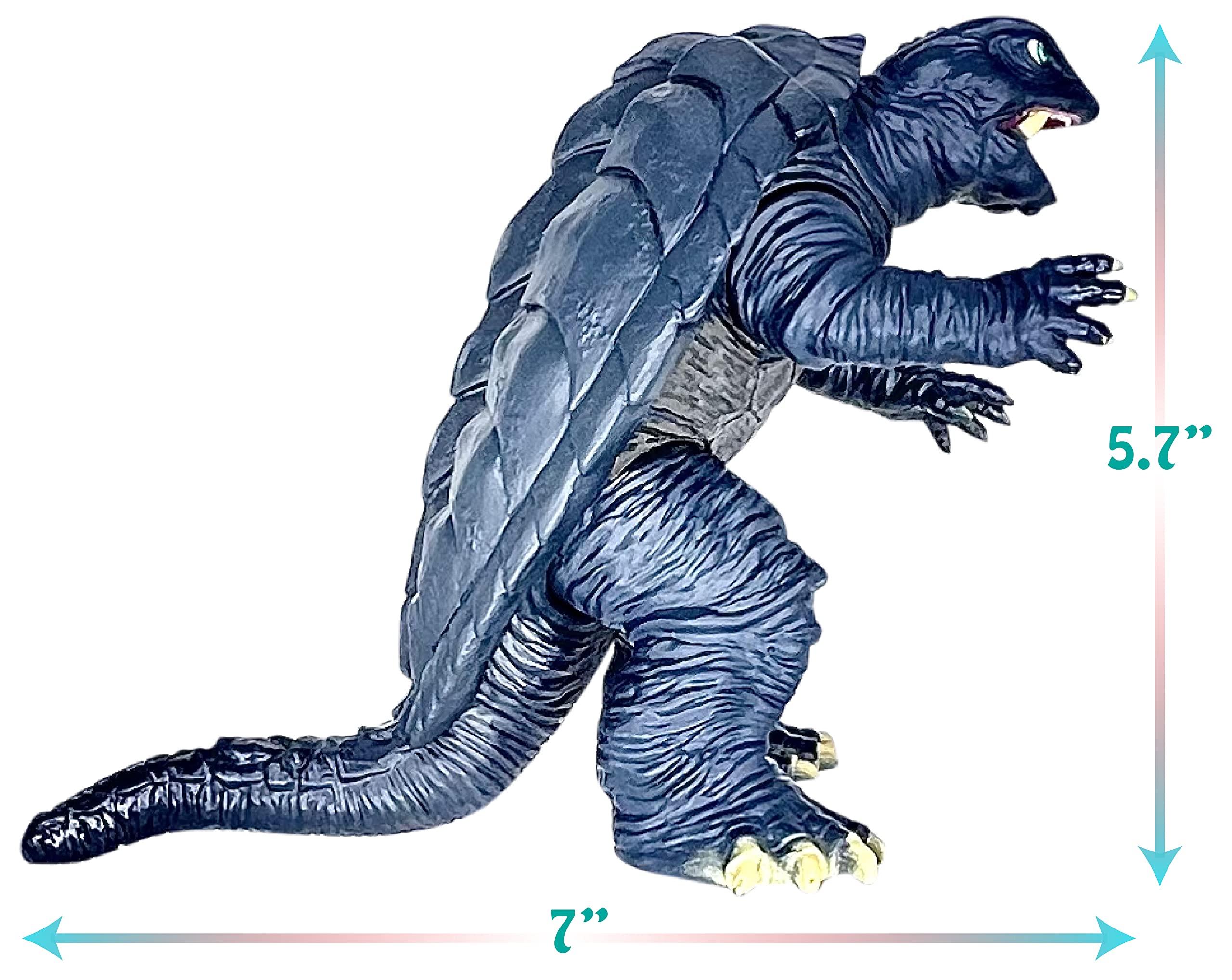 TwCare Gamera Figure 1995, Godzilla Toy Action Figure: King of The Monsters, Movie Series Movable Joints Soft Vinyl, Travel Bag